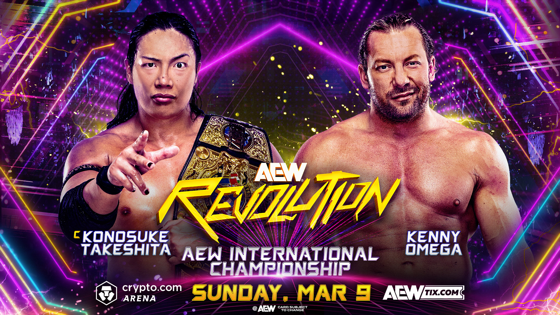 Carte de AEW Revolution 2025 - Catch-Newz Carte de AEW Revolution 2025 - Catch-Newz