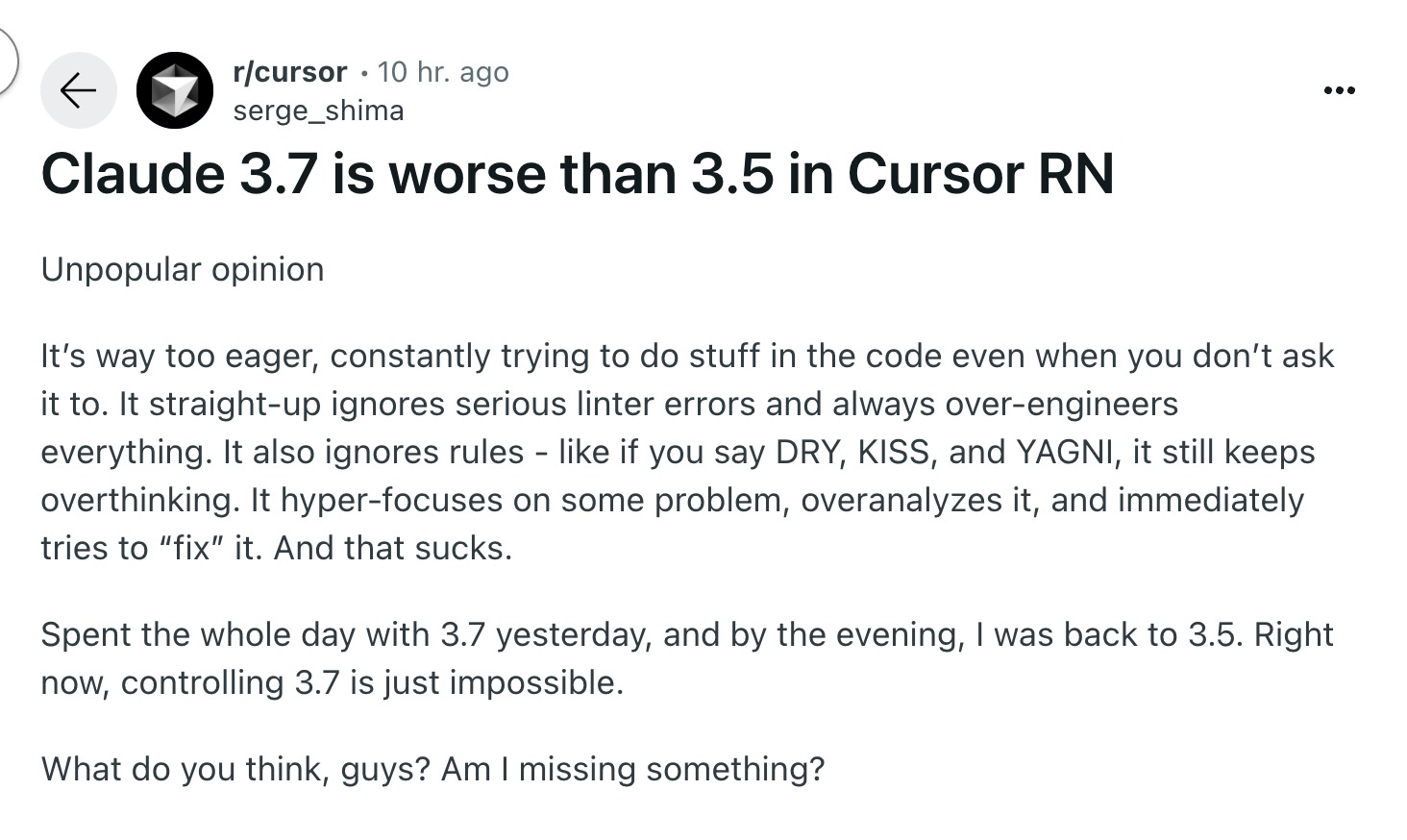 Tumblr Codes Cursors Can't Select Model In Chat And Ctrl K Bug