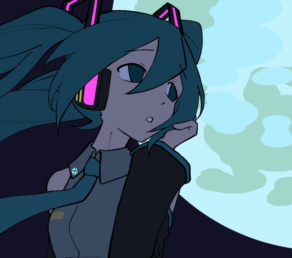 初音ミク 「」|Jazzy💜🦇のイラスト