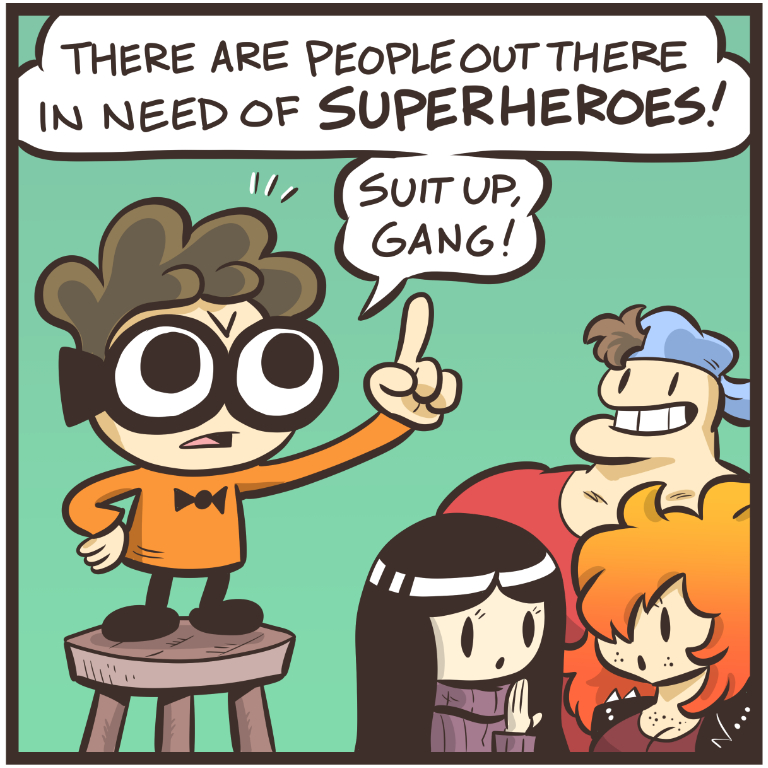 「New Nerd and Jock episode, new Superhero mini-arc begins! Se」Marko ...