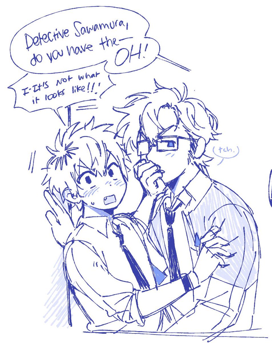 「misawa (detroit become human AU) 」Poの漫画