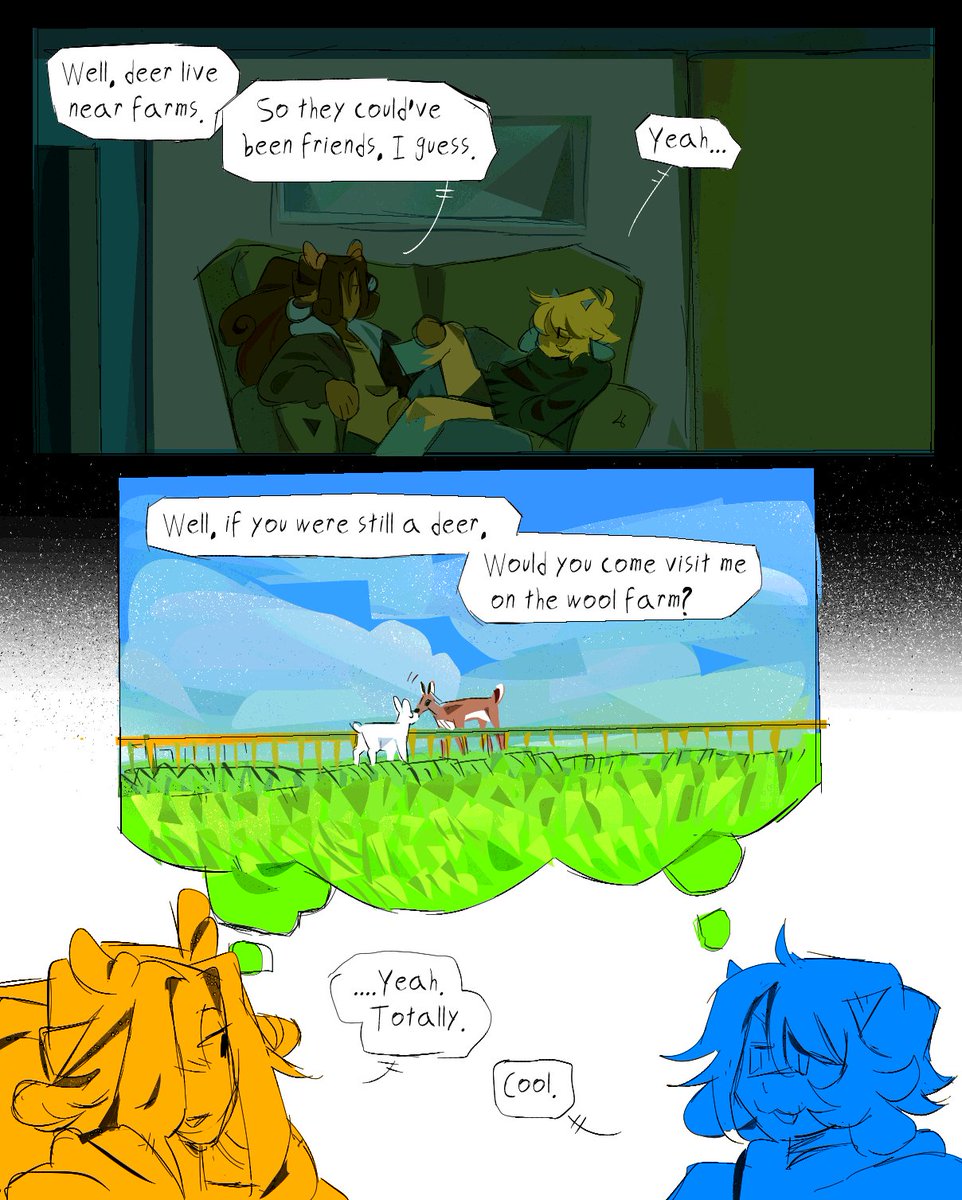 「bwomp 」Hooved peets 🐑🐐🐄の漫画