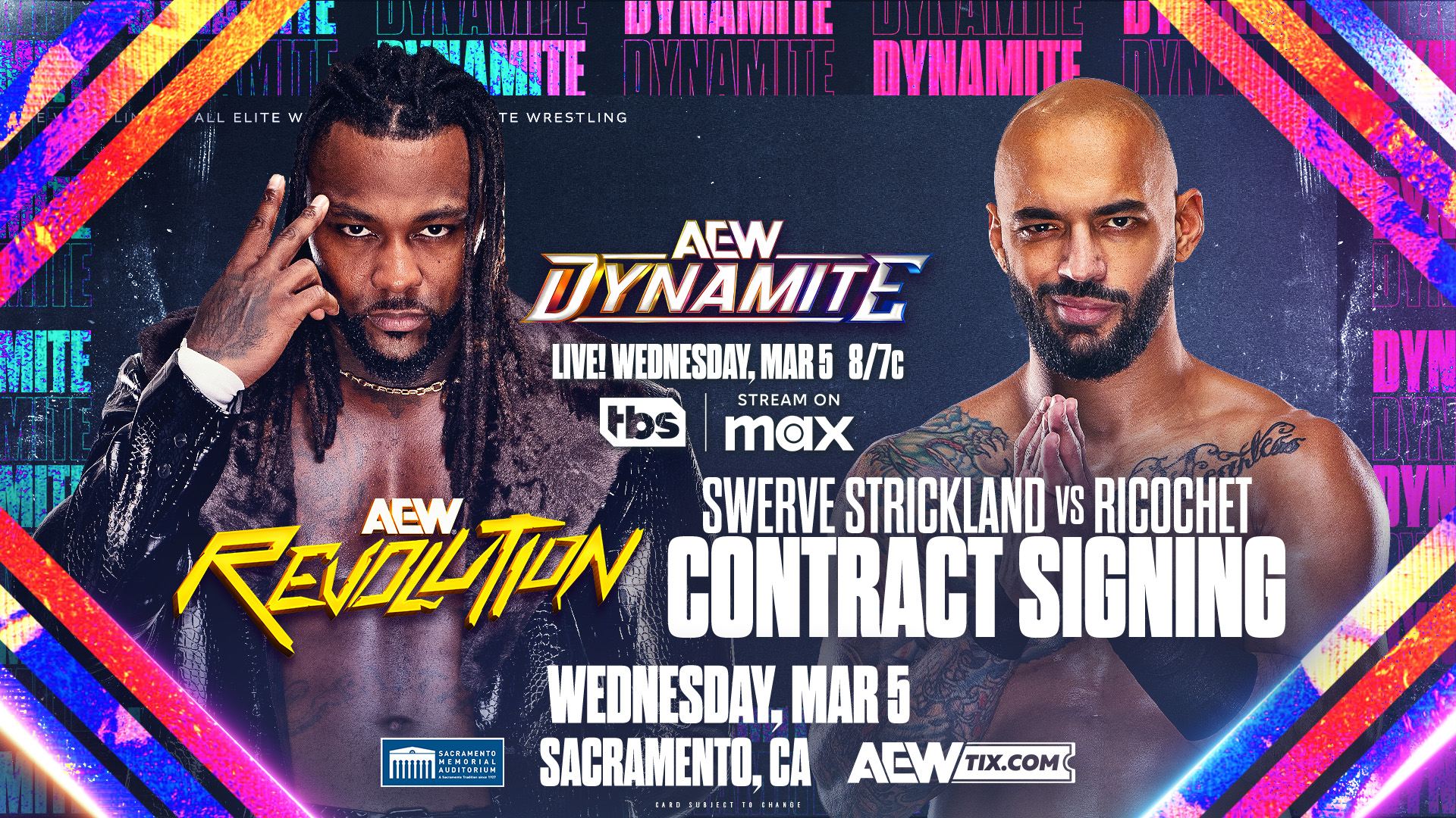 March 5, 2025 AEW Dynamite Live Thread: Swerve x Ricochet Contract Signing | Bayne & Ford vs ...