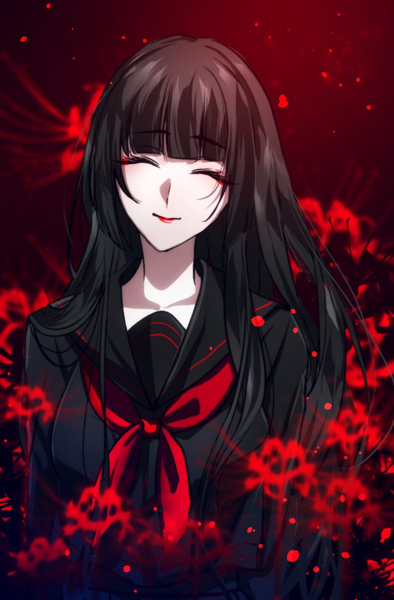 刺さる人に届け一次創作祭り 少女の姿をした魔性の怪異 」佳宵かよい(skeb募集中)の漫画