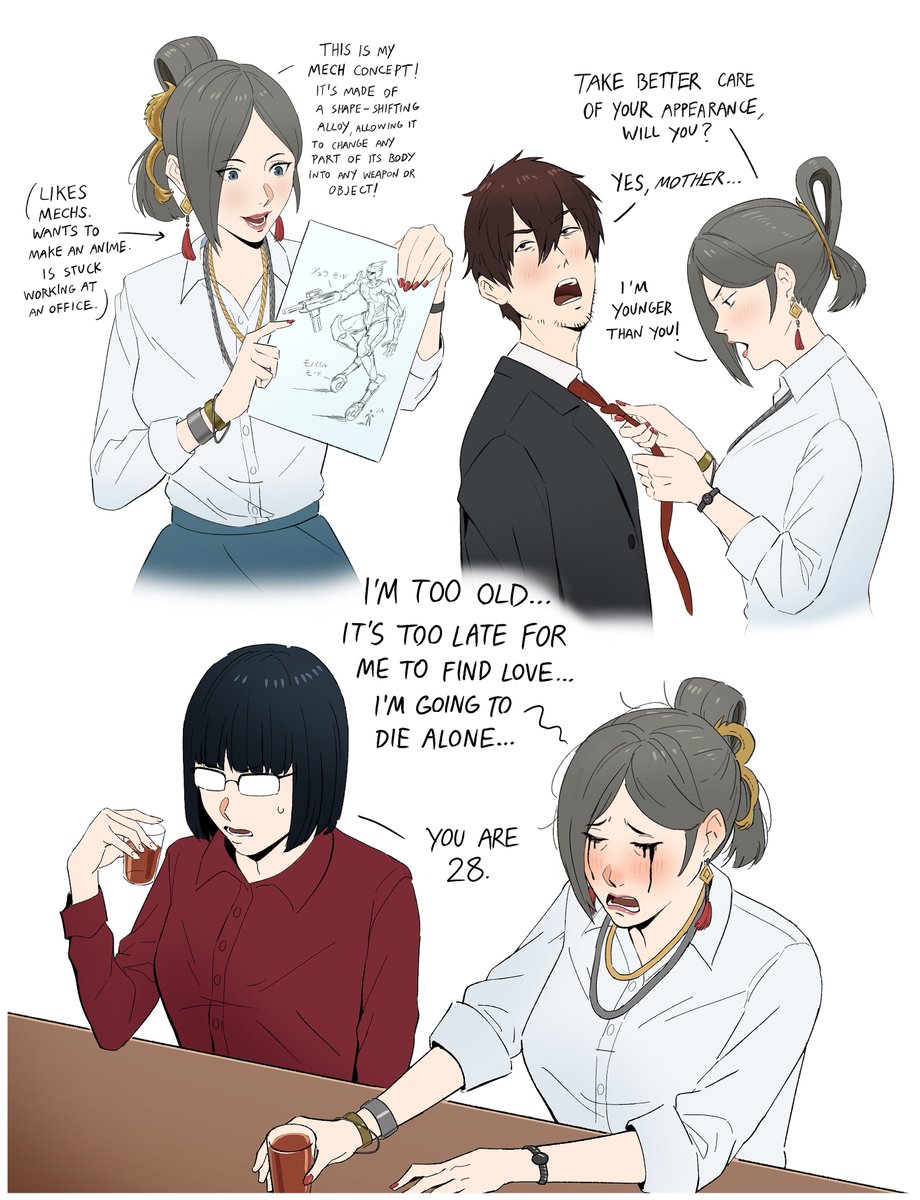 「In memory of Tamaki (she didn't die, I just like remembering」Franの漫画