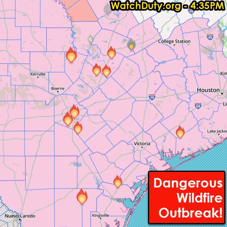 Texas Governor Activates Emergency Resources as Wildfires Prompt ...