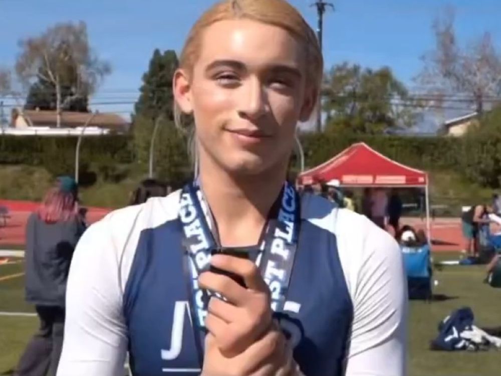 Transgender Male Athlete AB Hernandez Wins Girls' Triple Jump by 8 Feet ...