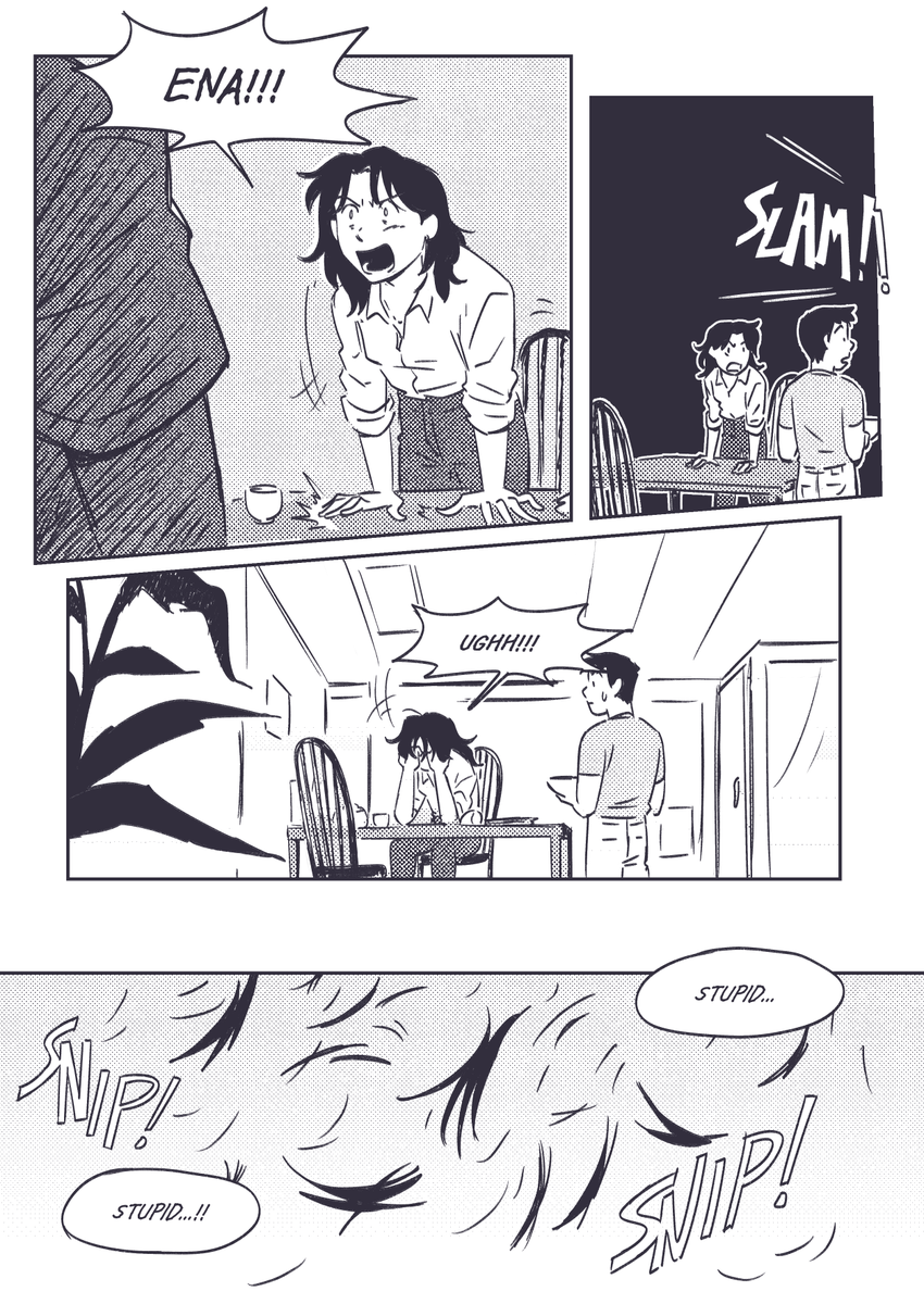 a lil teaser first chapter of my comic, 'take five' that i'm exclusively releasing for ko-fi ...