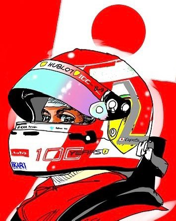 「HANSはcapetaの始まった2003年からF1に導入されました。開幕前に連載」|曽田正人め組の大吾救オレ12巻8/12のイラスト