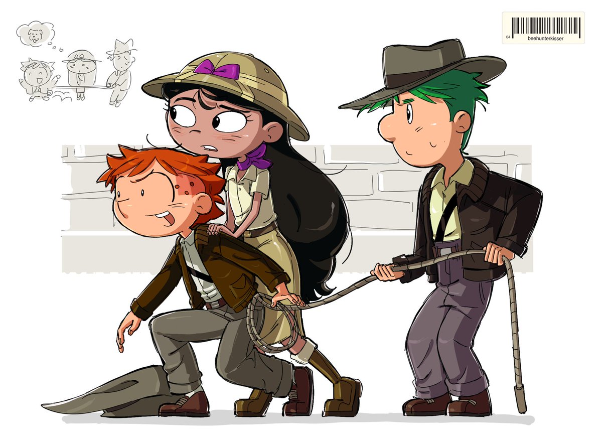 「for a tunglr ask about norm and tobor from hamster and grete」jesseの漫画