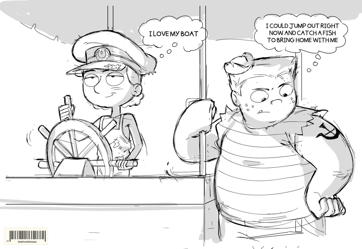 「for a tunglr ask about norm and tobor from hamster and grete」jesseの漫画