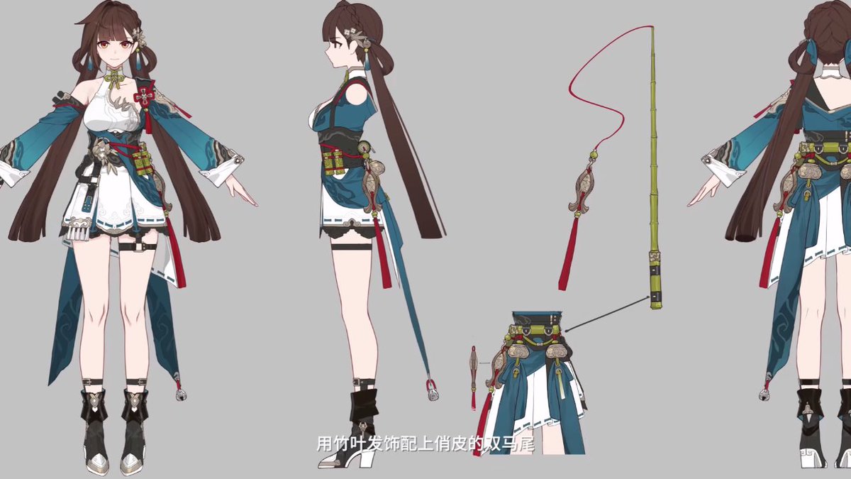 「崩壊3rd公式weiboより《李素裳「一客逍游」予告ムービー 公開》 」|327のイラスト