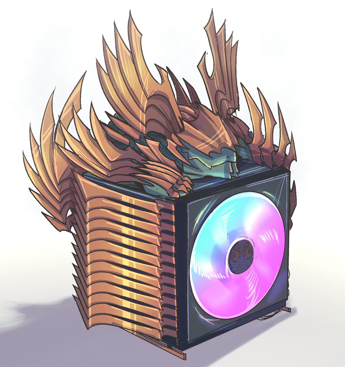 「Jin DaHeatsink 」|B00Rad ( Formerly Boo Rad13y!)のイラスト