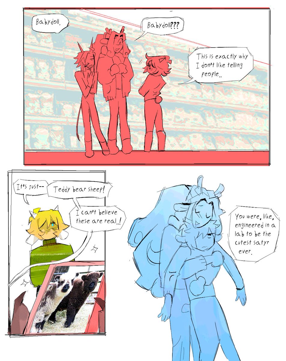 「bwomp 」Hooved peets 🐑🐐🐄の漫画