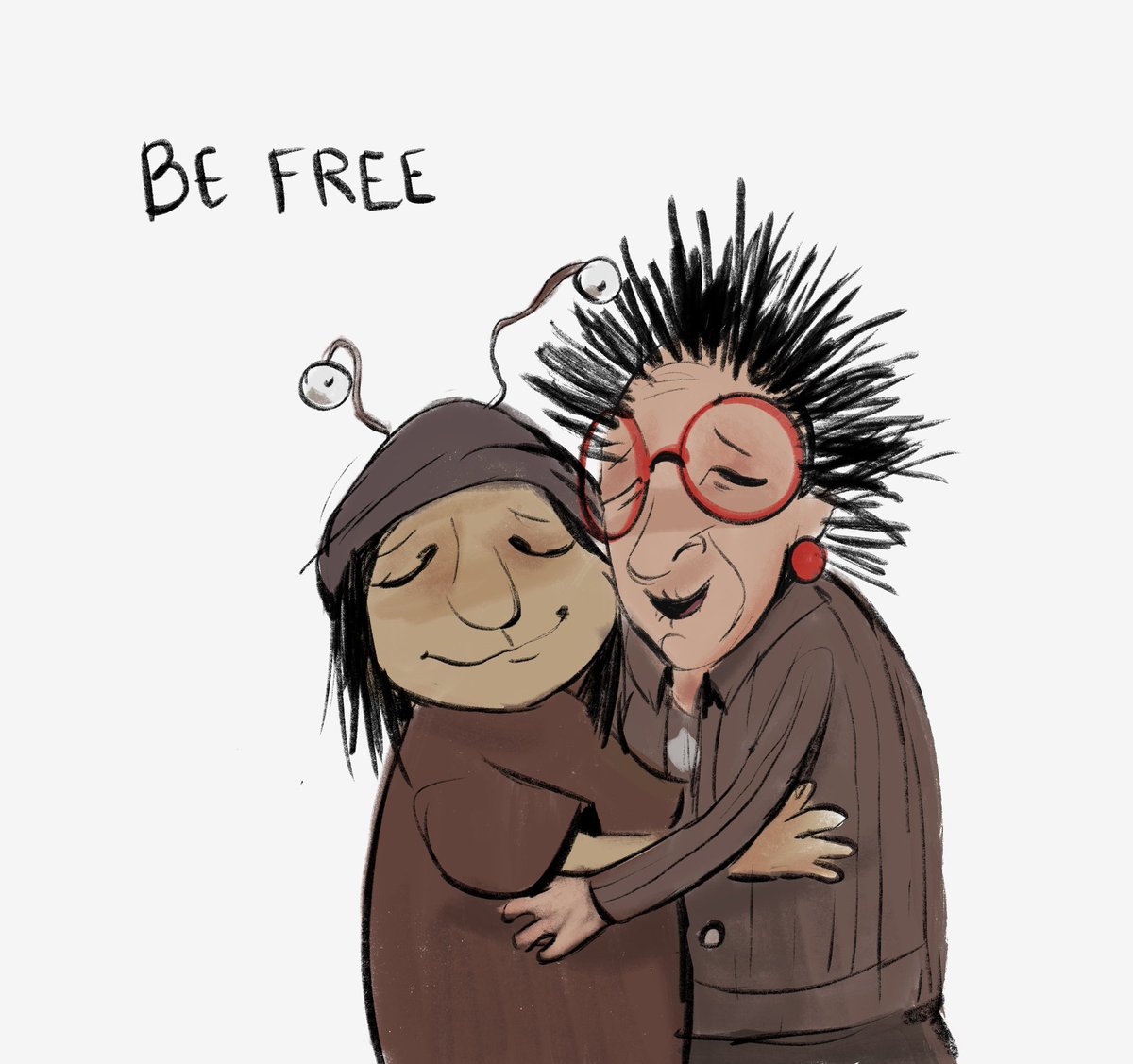 Se libre" Esta película me tuvo chillan」|Aleriy🍒/ COMMS OPENのイラスト