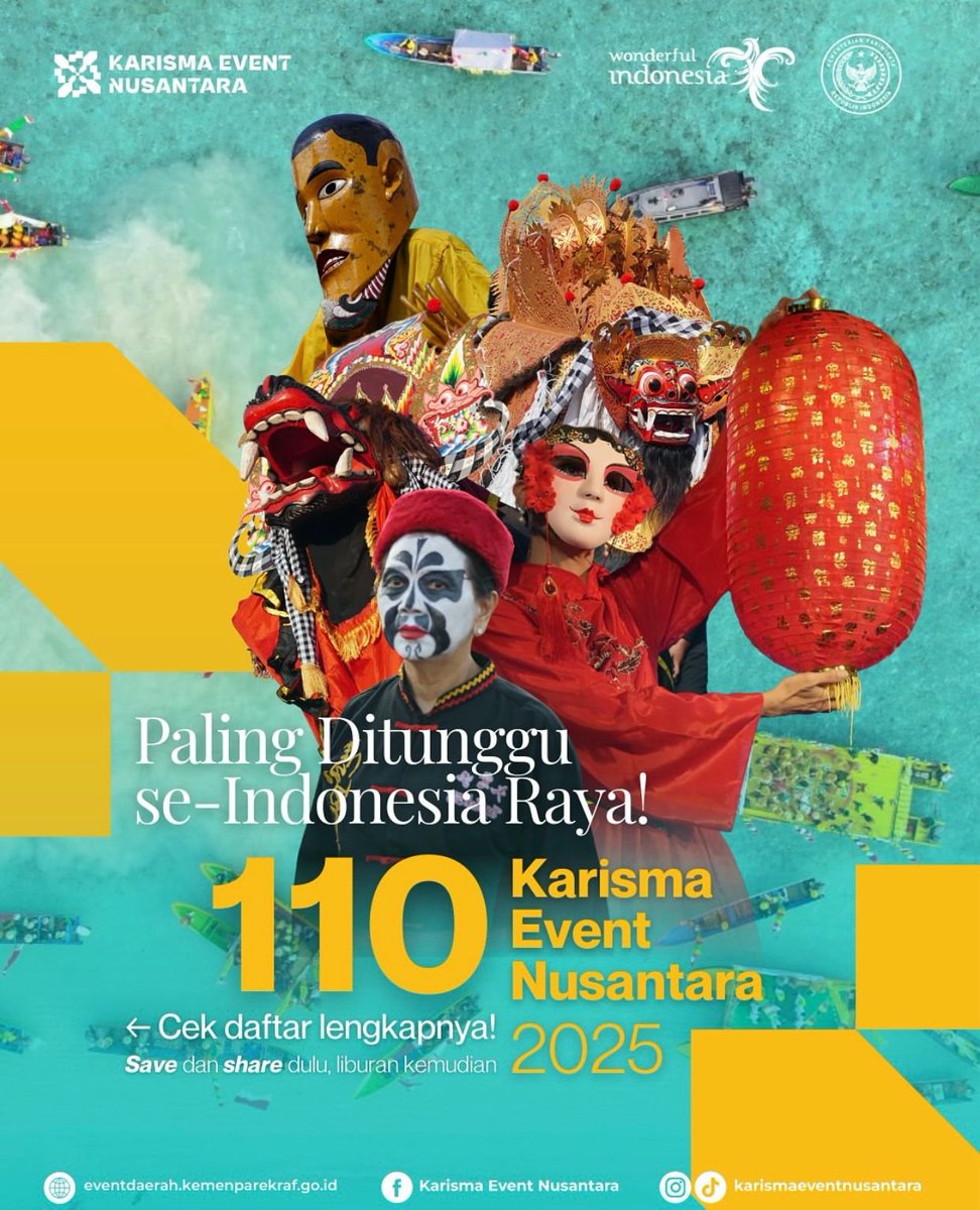 Karisma Event Nusantara 2025: 110 Acara Seru untuk Pariwisata Indonesia Karisma Event Nusantara 2025: 110 Acara Seru untuk Pariwisata Indonesia