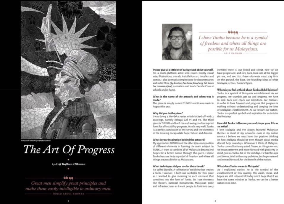 「Terima kasih Majalah 3, especially abang Sham kerana interbi」Arif ...