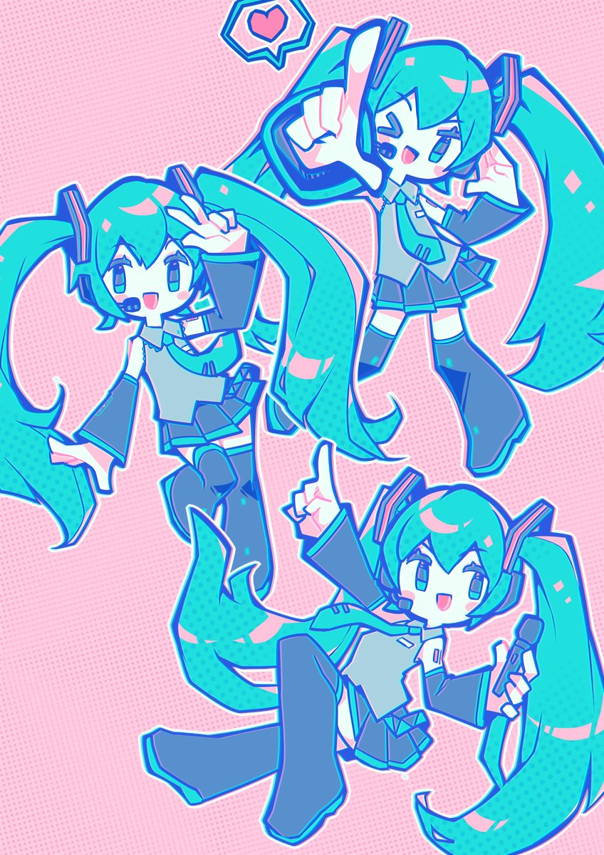 初音ミク 「oh no I actually missed Miku day yesterd」|Paroro 🇨🇱🐙のイラスト