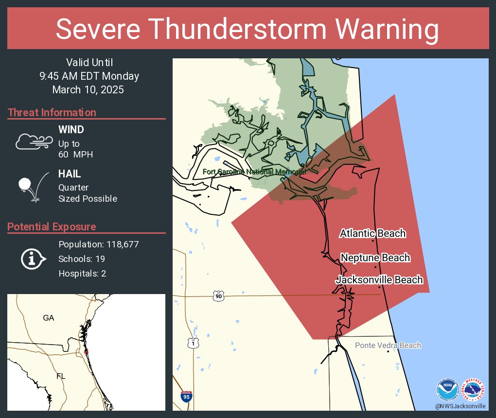 Atlantic Beach Florida Map
