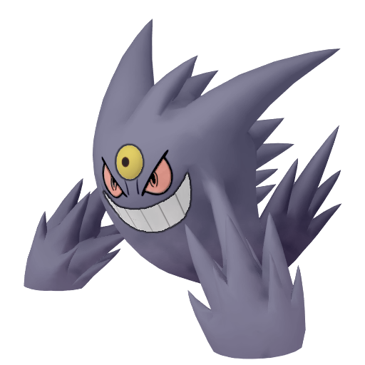 Pokemon Shiny Mega Gengar Gengar (Shiny) | Pokemon Shuffle Wiki