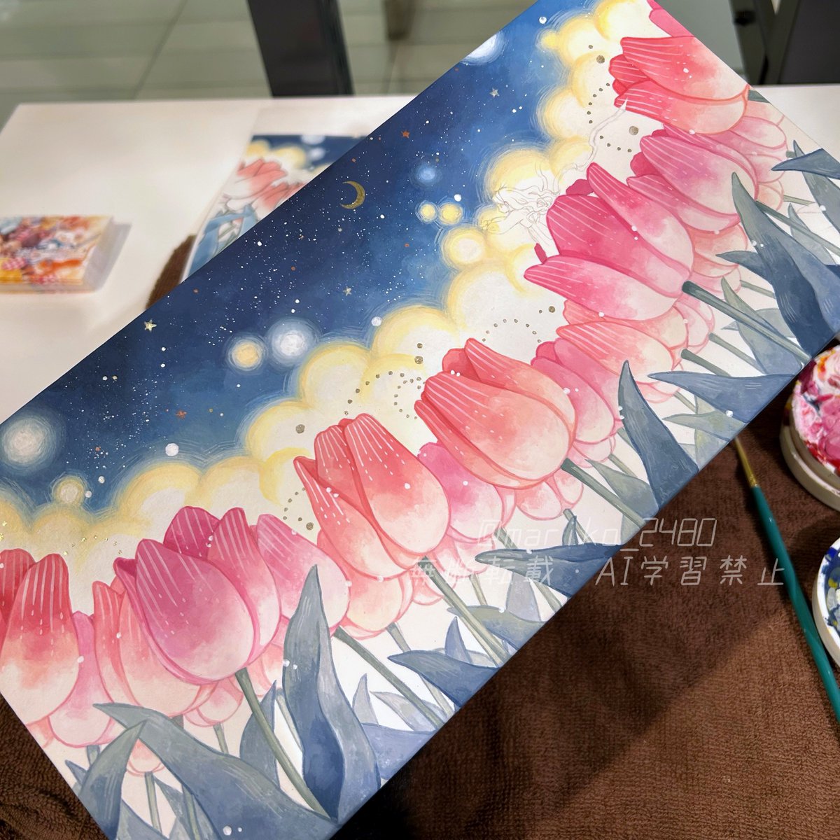 「NEW WAVE GALLERY本日も始まっております!今日も私は不在ですが、作」|まり子＊@ZEROTEN2023大阪No.73 4/5〜のイラスト