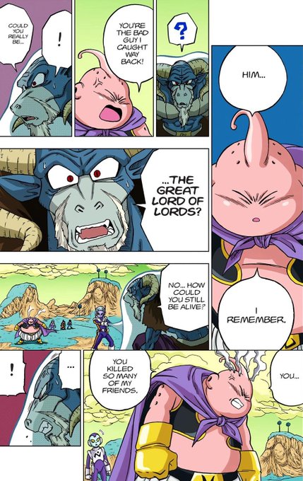 The Daikaioshin Recognizes Moro Thro.. | Dragon Ball Manga Panels さんの ...