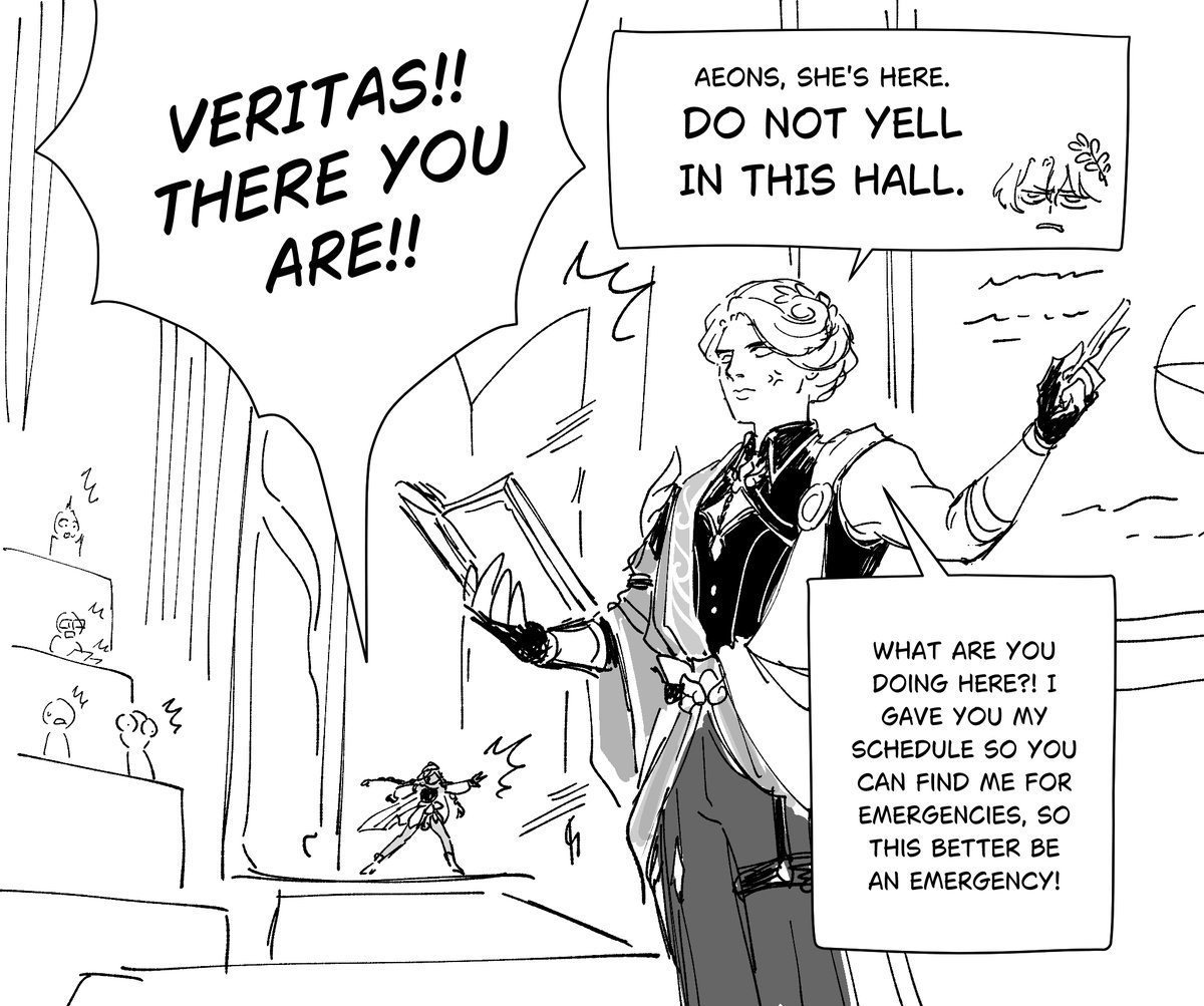 I MADE MORE LMAO[Genshin x HSR crossover] Sibling Favour