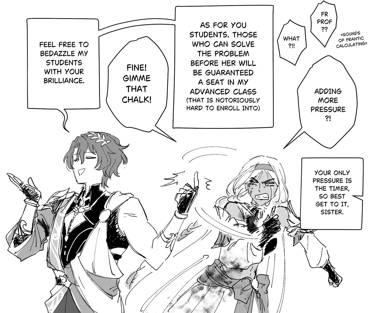 I MADE MORE LMAO[Genshin x HSR crossover] Sibling Favour