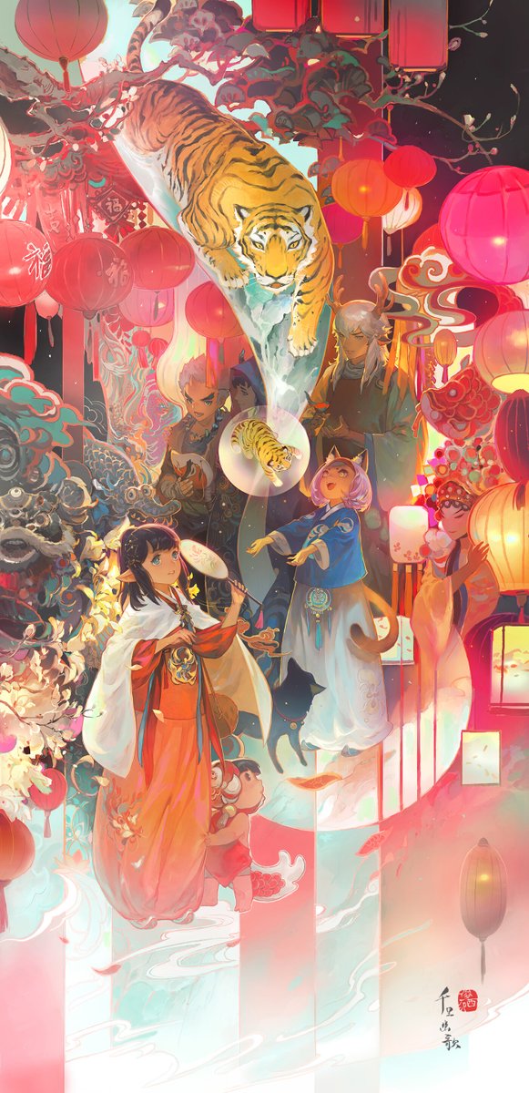 「The Art of Wenjun Lin - Gallery update 」|IAMAGのイラスト