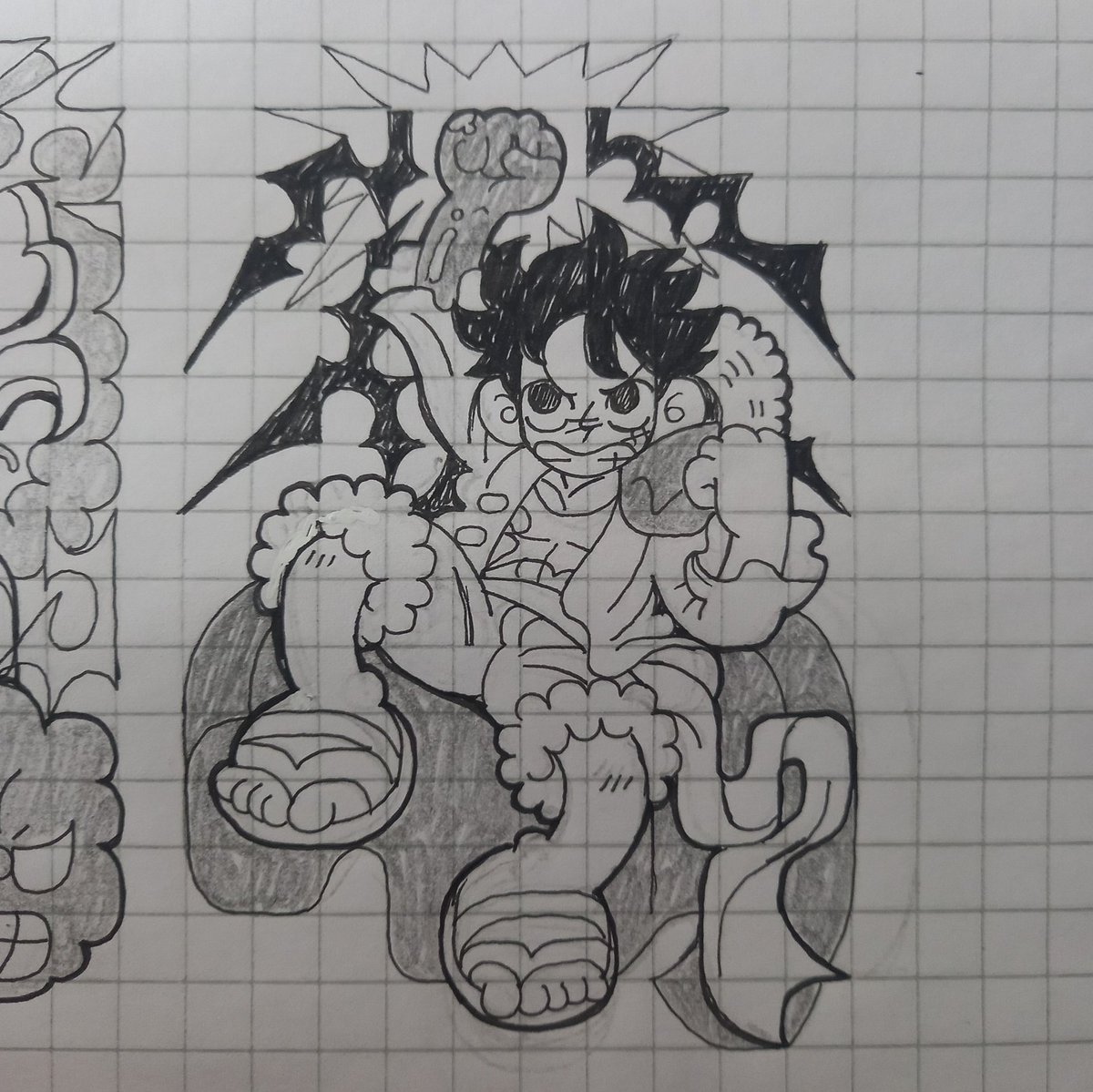 「Monkey D. Luffy figure #ONEPIECE 」thomdrower 🇨🇱 GHOMMS OPENの漫画