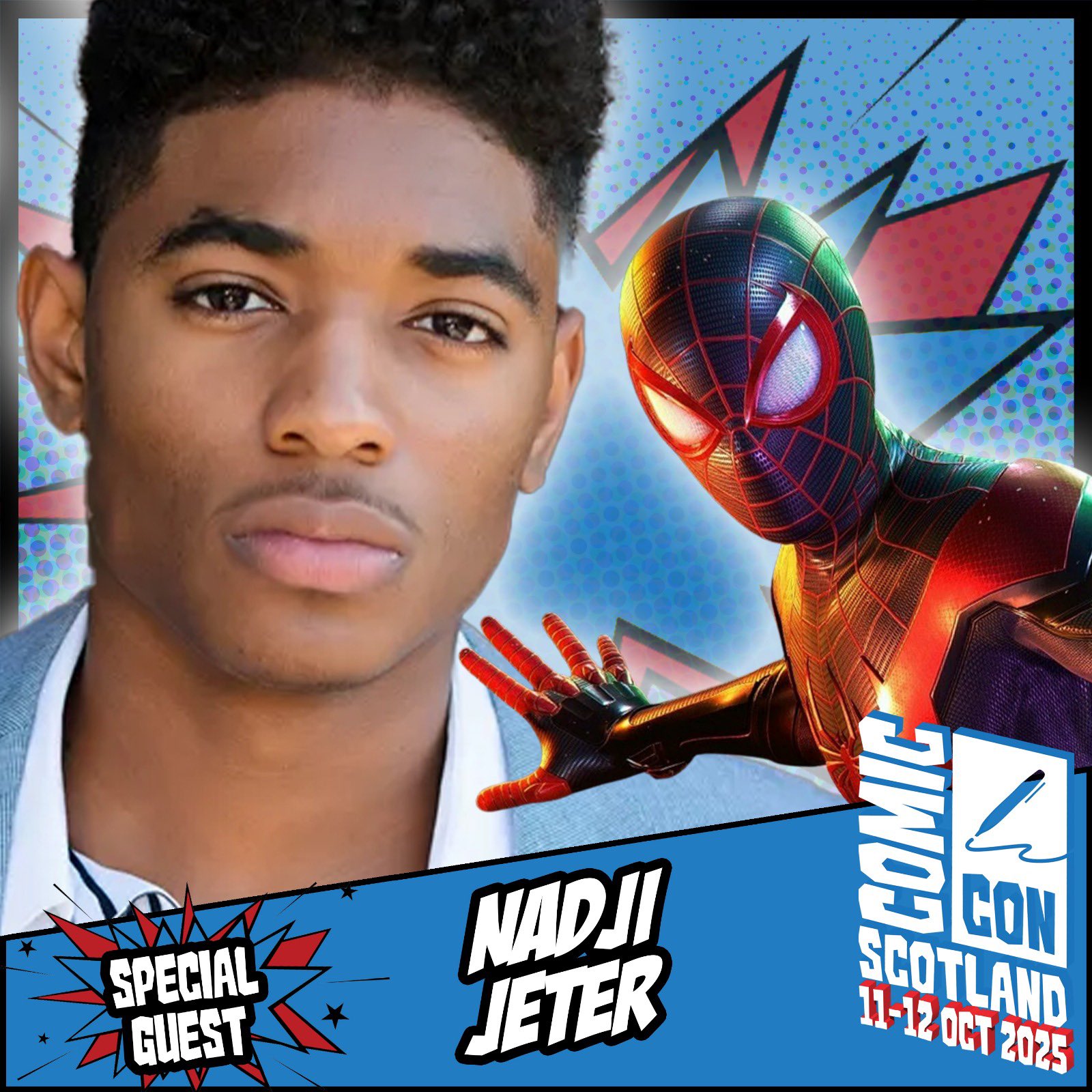 Nadji Jeter Spiderman NADJI JETER * Signed 8x10 Photo * SPIDER MAN