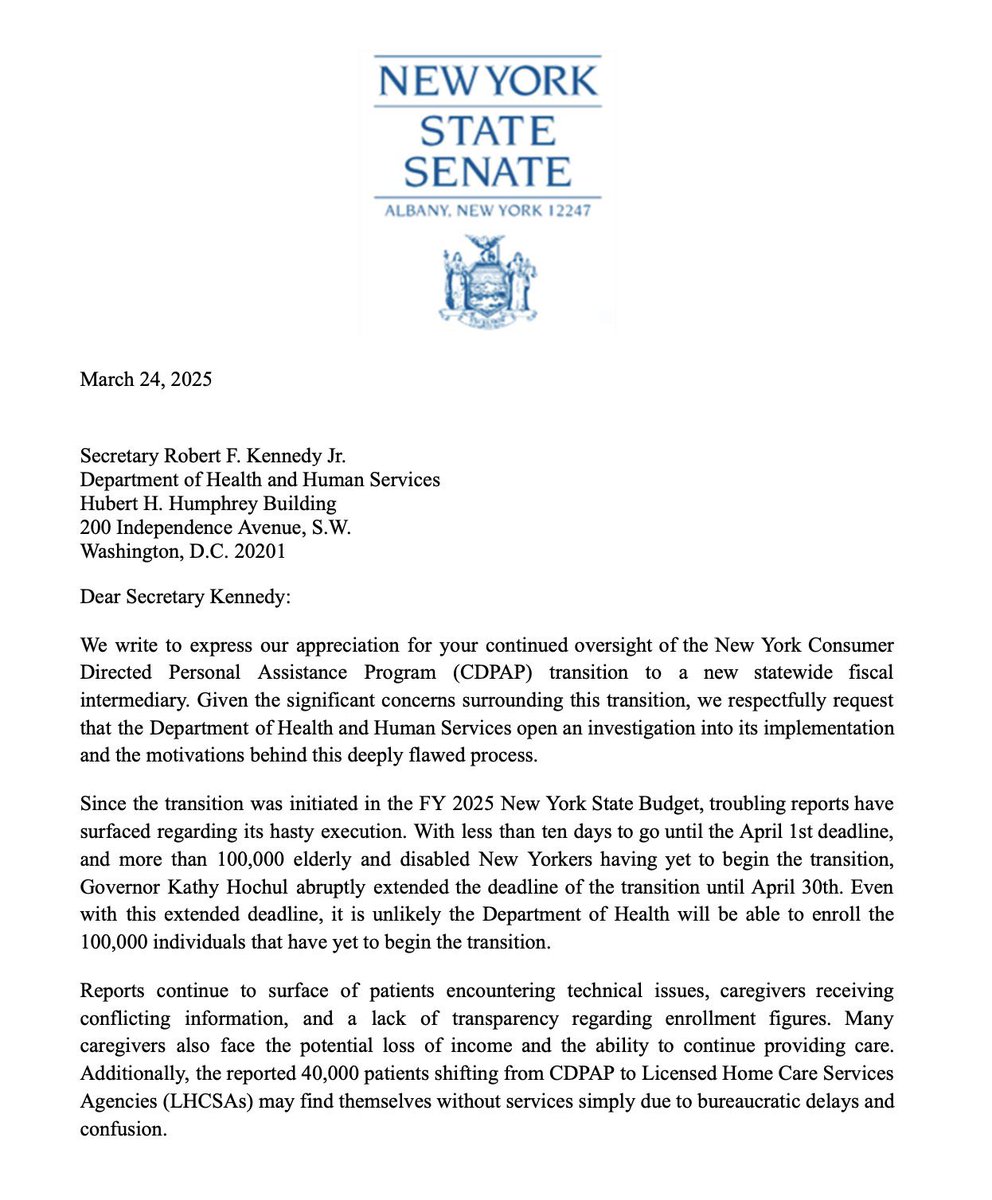 New York Organizations Urge Governor Hochul to Restore Health Funding ...