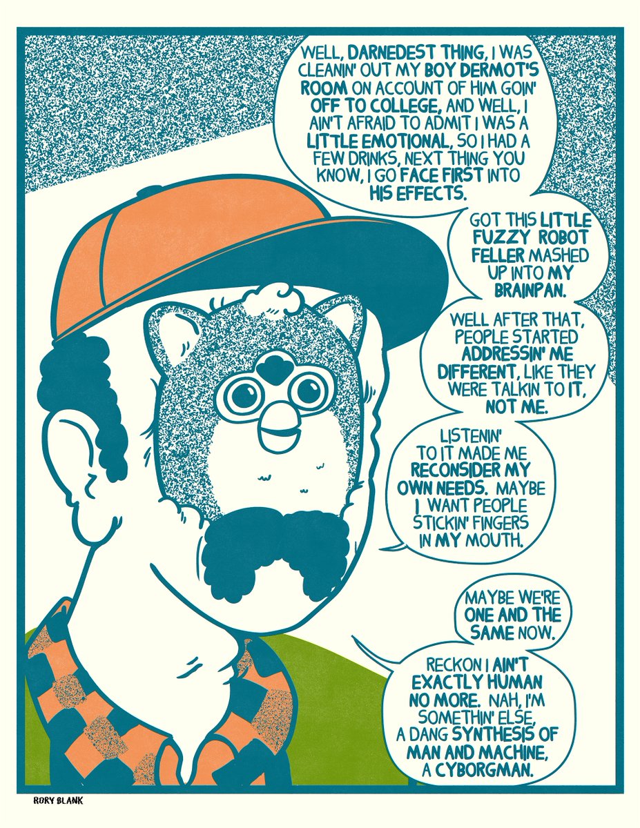 「Little Fuzzy Robot Feller 」Rory Blankの漫画