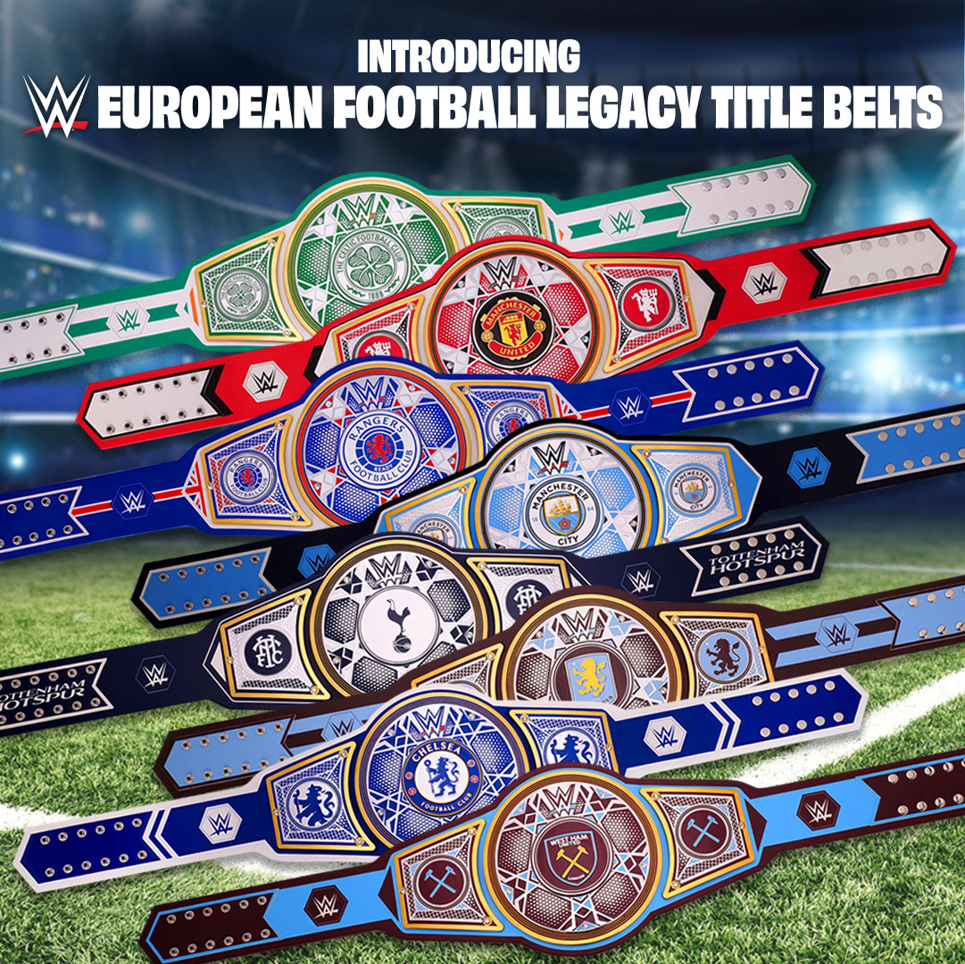 WWE Partners With 13 Football Clubs To Introduce Custom Championships