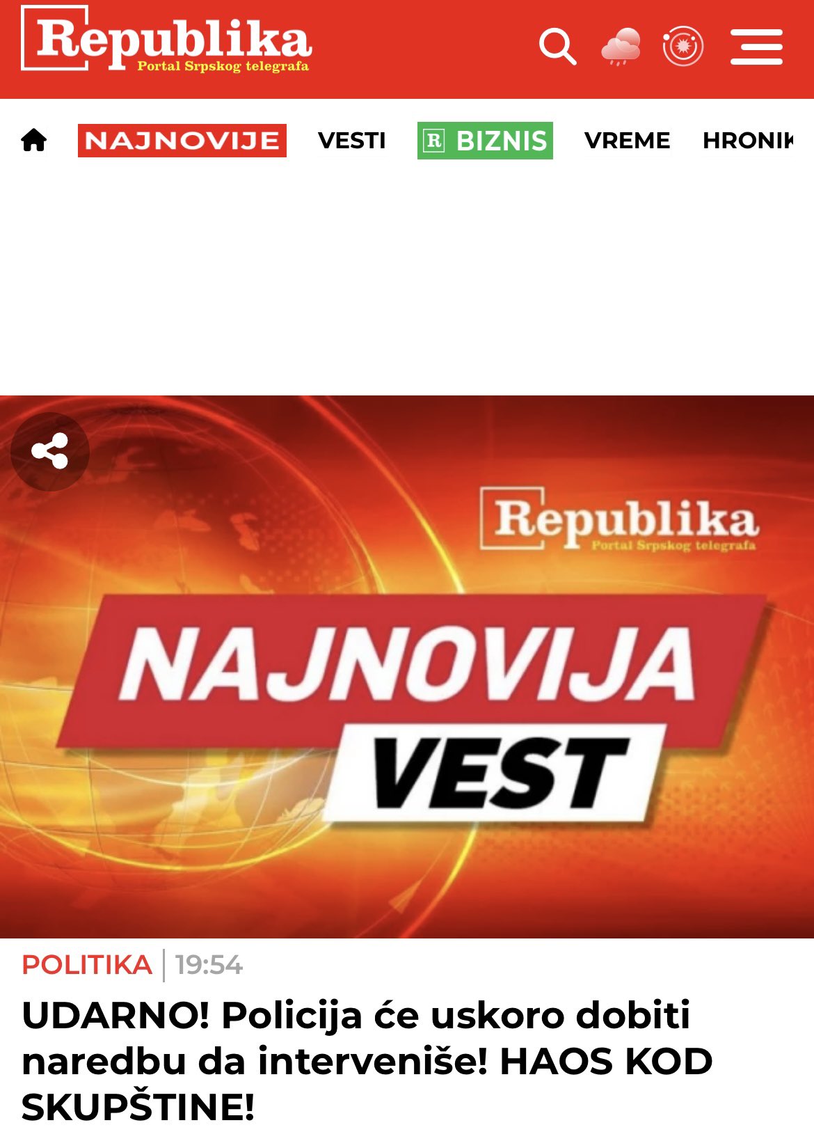 Najnovije Vesti Blic Blic | Vesti Dana Iz Srbije, Regiona I Sveta