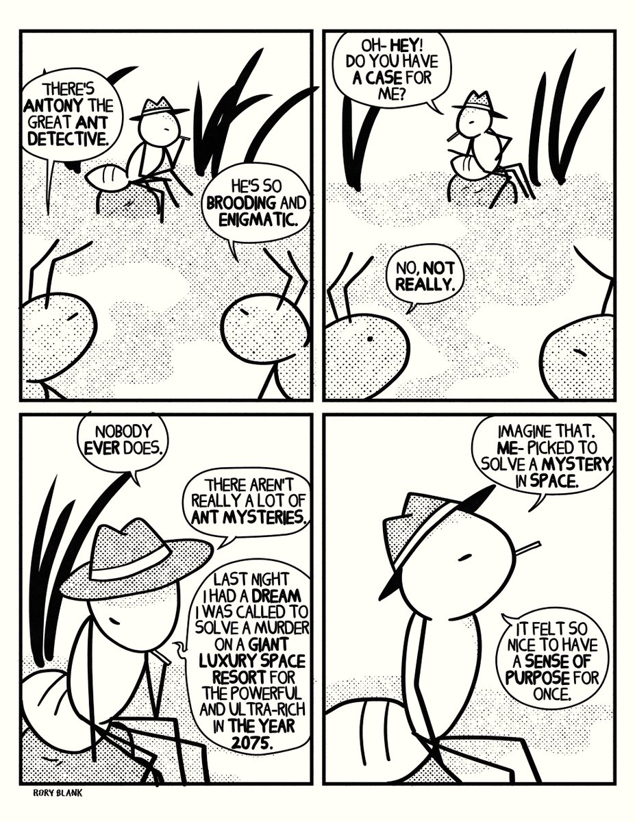 「Little Fuzzy Robot Feller 」Rory Blankの漫画