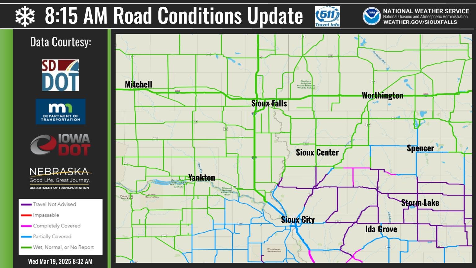 Iowa Dot Road Weather Map Road Conditions – Page 3 – Iowa Weather