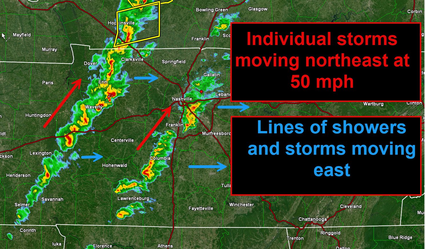 Nashville Tennessee Radar Map