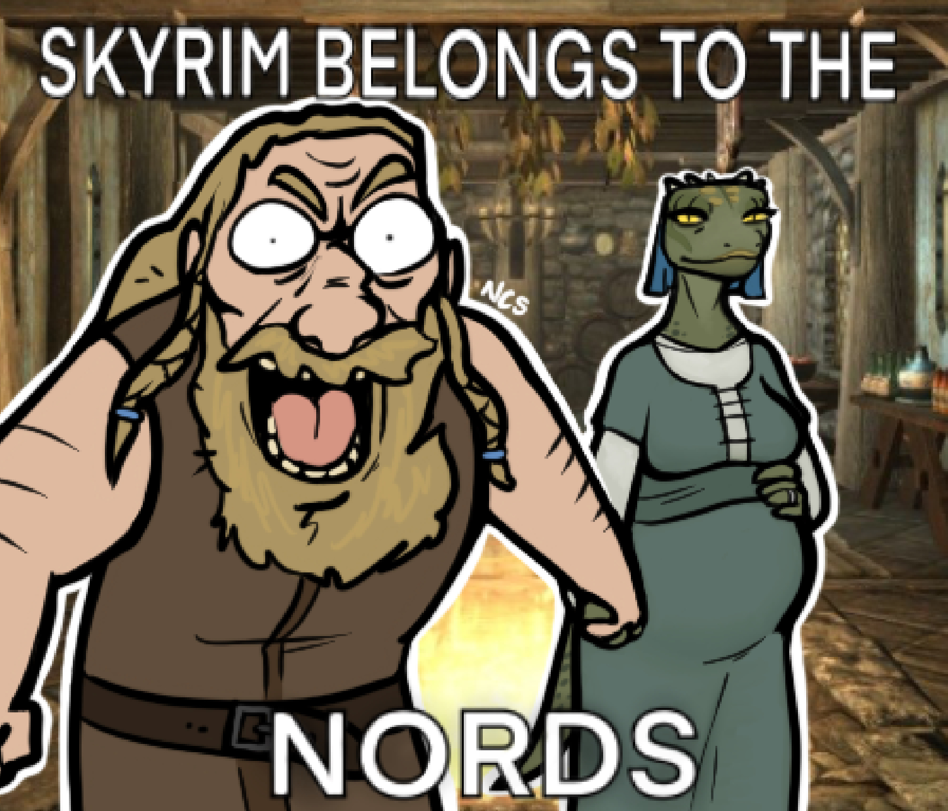 Skyrim Nord Memes My DND | Be Honest. When Your Read “Dragonborn,”