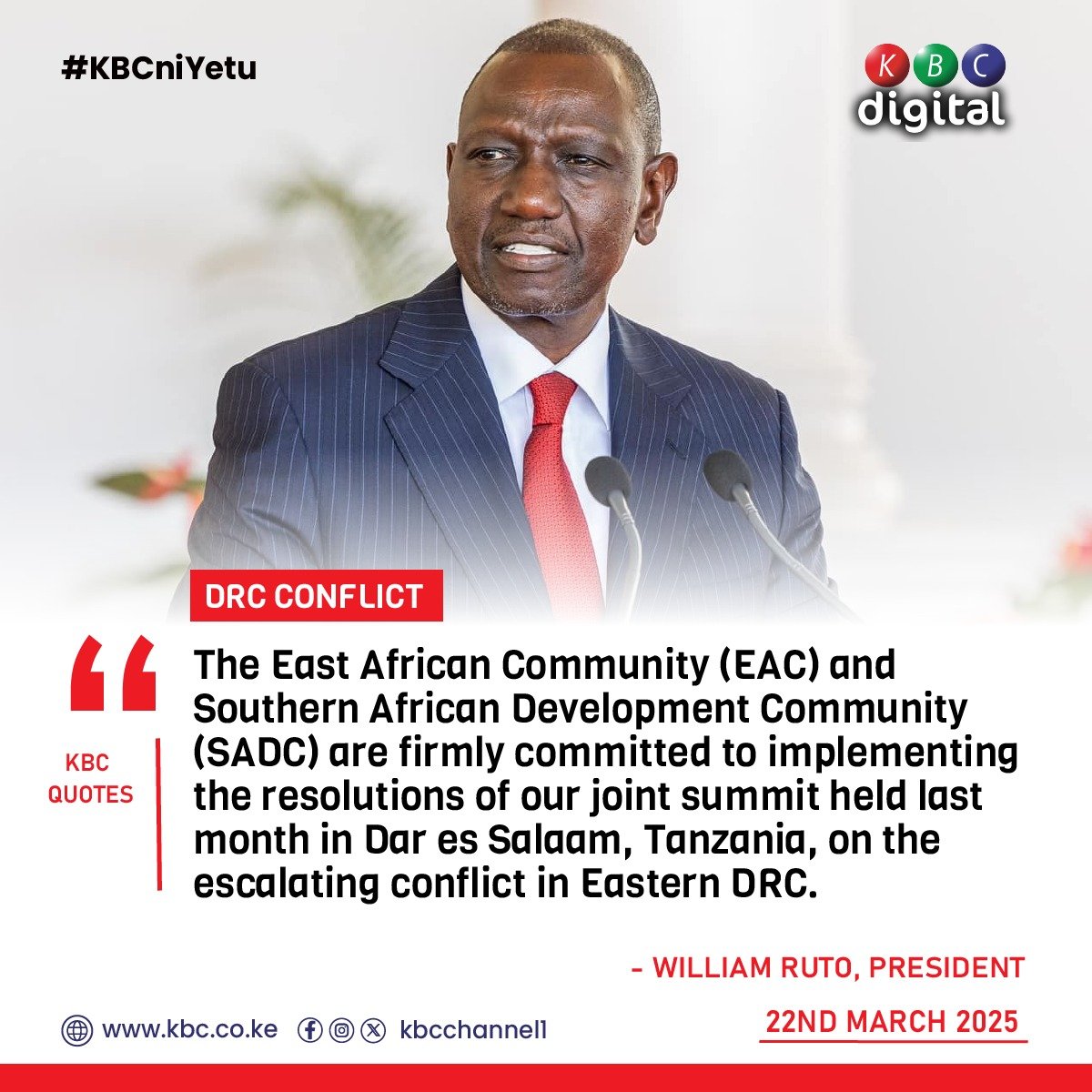 Tshisekedi and Kagame Hold Informal Meeting in Doha, Qatar, on March 18 ...