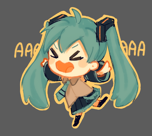 初音ミク 「AAAAAAAAAAAAAAAAAAAAAAAAAAAAAA 」|meekieのイラスト