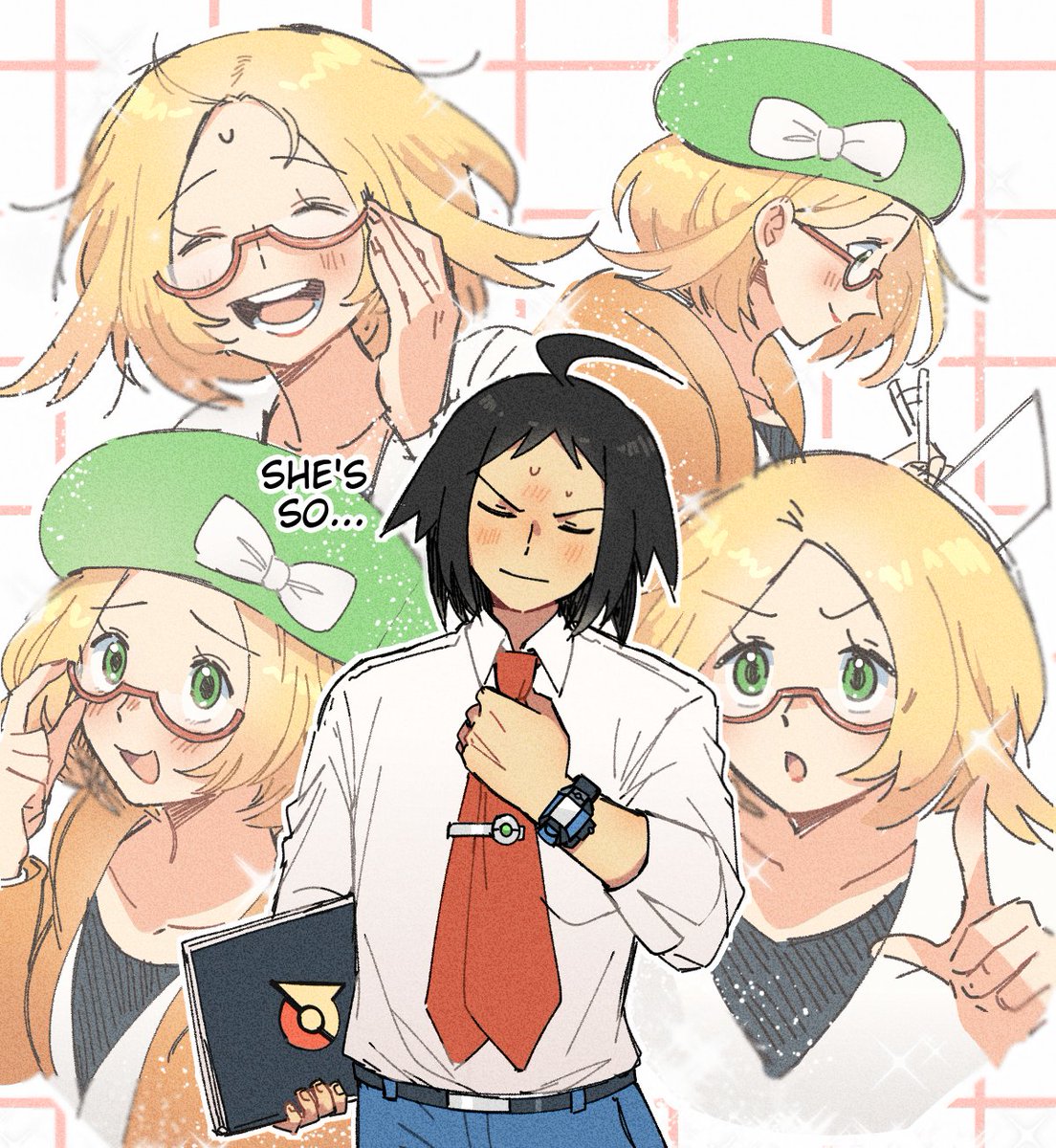 Pokemon Cher En And Bianca Kiss