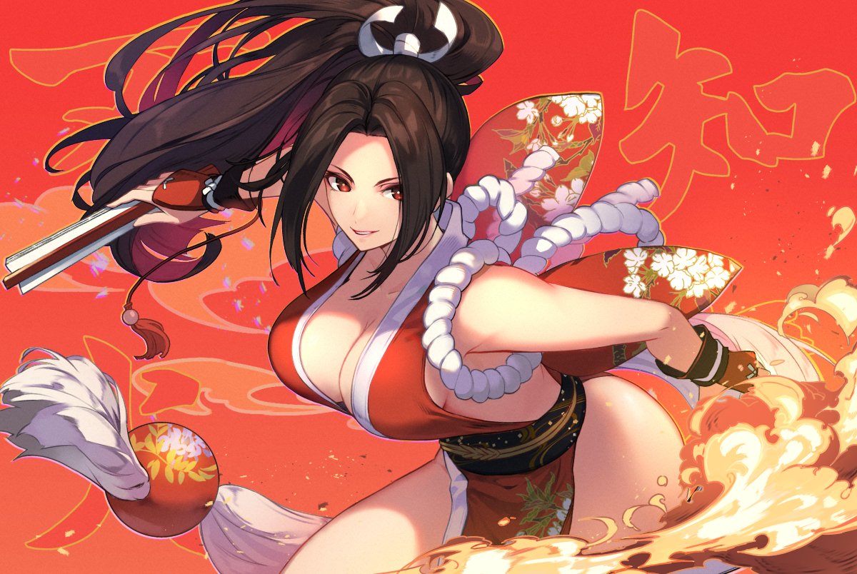 不知火舞 「FA(Mai Shiranui / THE KING OF FIGHTERS S」|クロサワテツ/Tetsu Kurosawaのイラスト