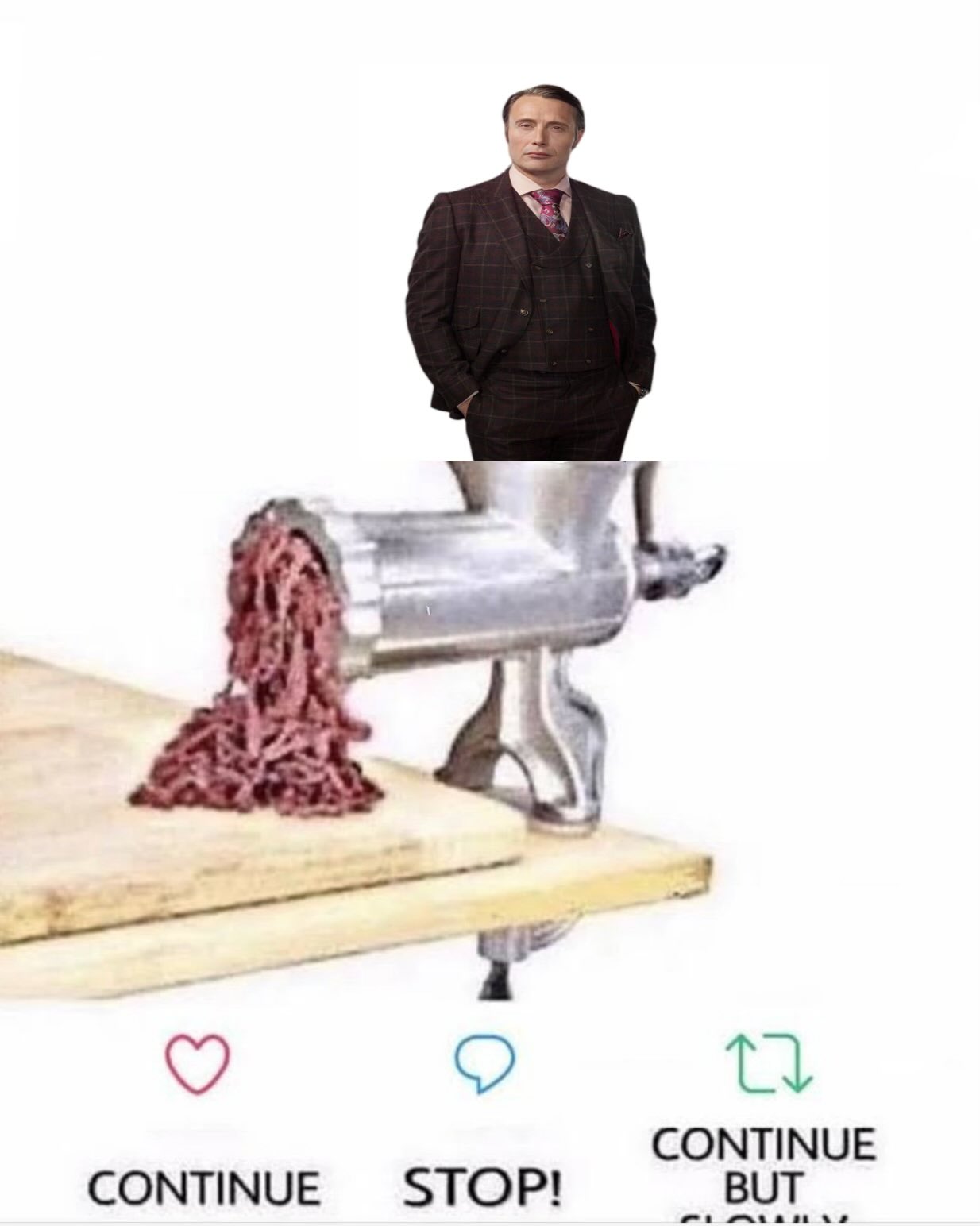 Meat Grinder Memes Lambchop Meat Grinder Tee Shirt Sz Medium M Metal