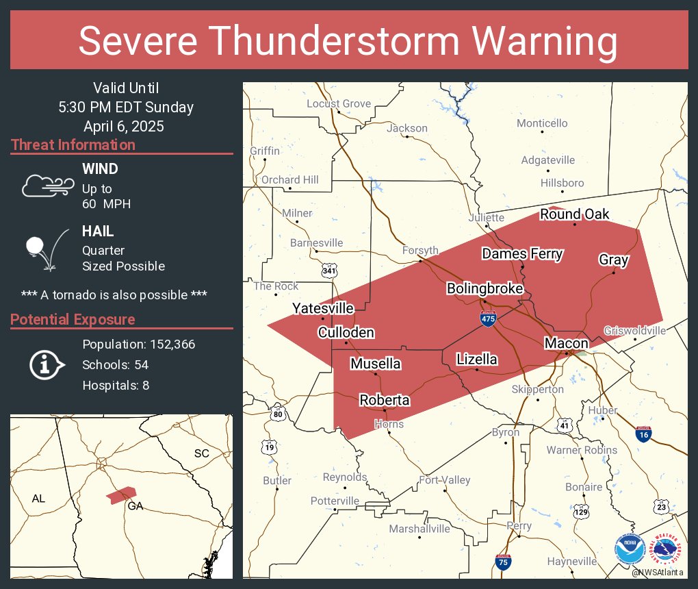 Roberta Ga To Atl On The Map