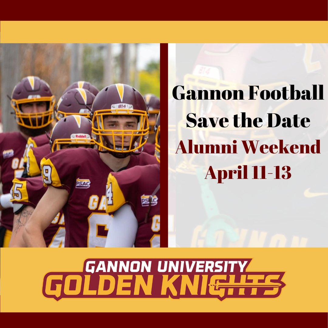 Gannon University Sports Logo Karns City Grad, Gannon University