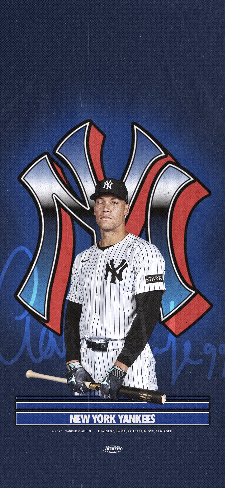 Wallpaper Yankees Logo Yankees Logo In Stripes Background Baseball HD