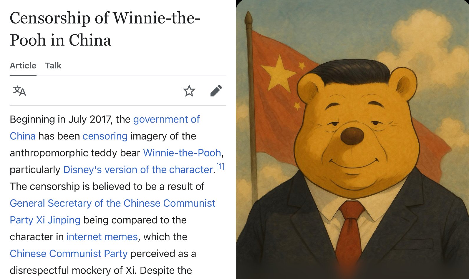 Winnie The Pooh China Meme