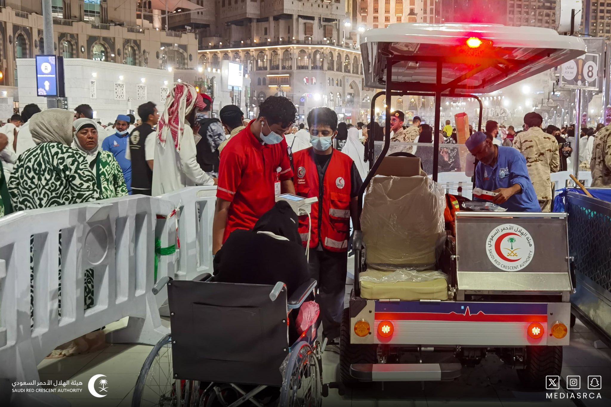 Saudi Red Crescent Performs 1st Medical Evacuation from Grand Mosque’s ...
