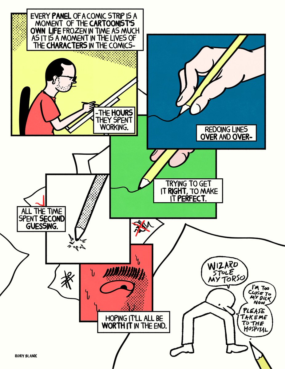 「Little Fuzzy Robot Feller 」Rory Blankの漫画